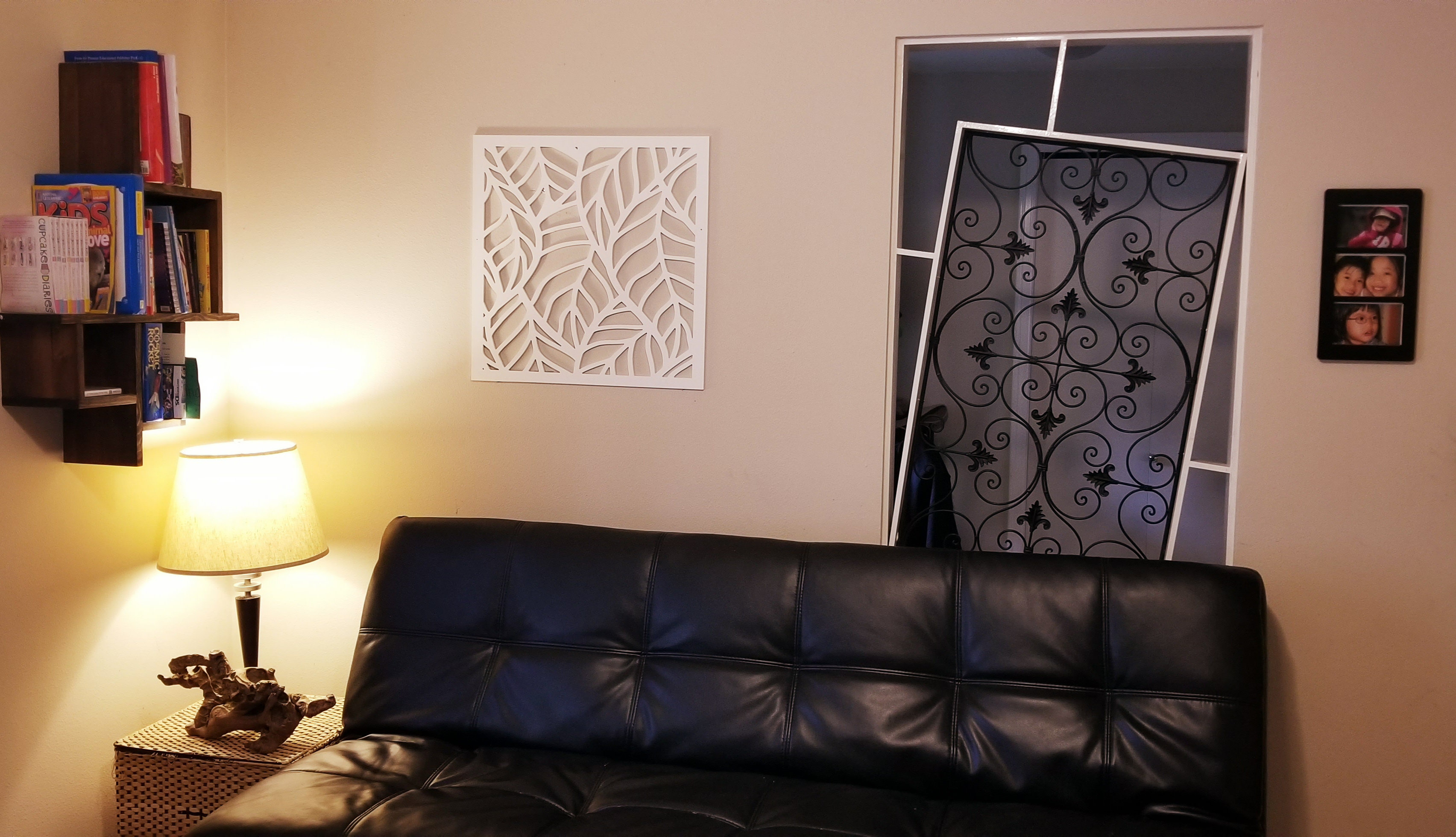 Bay Isle Home™ VIMA (Lilac) Decorative Wall Panel - 24"L x 24"W x 1/2"H, White Color PVC Board ...